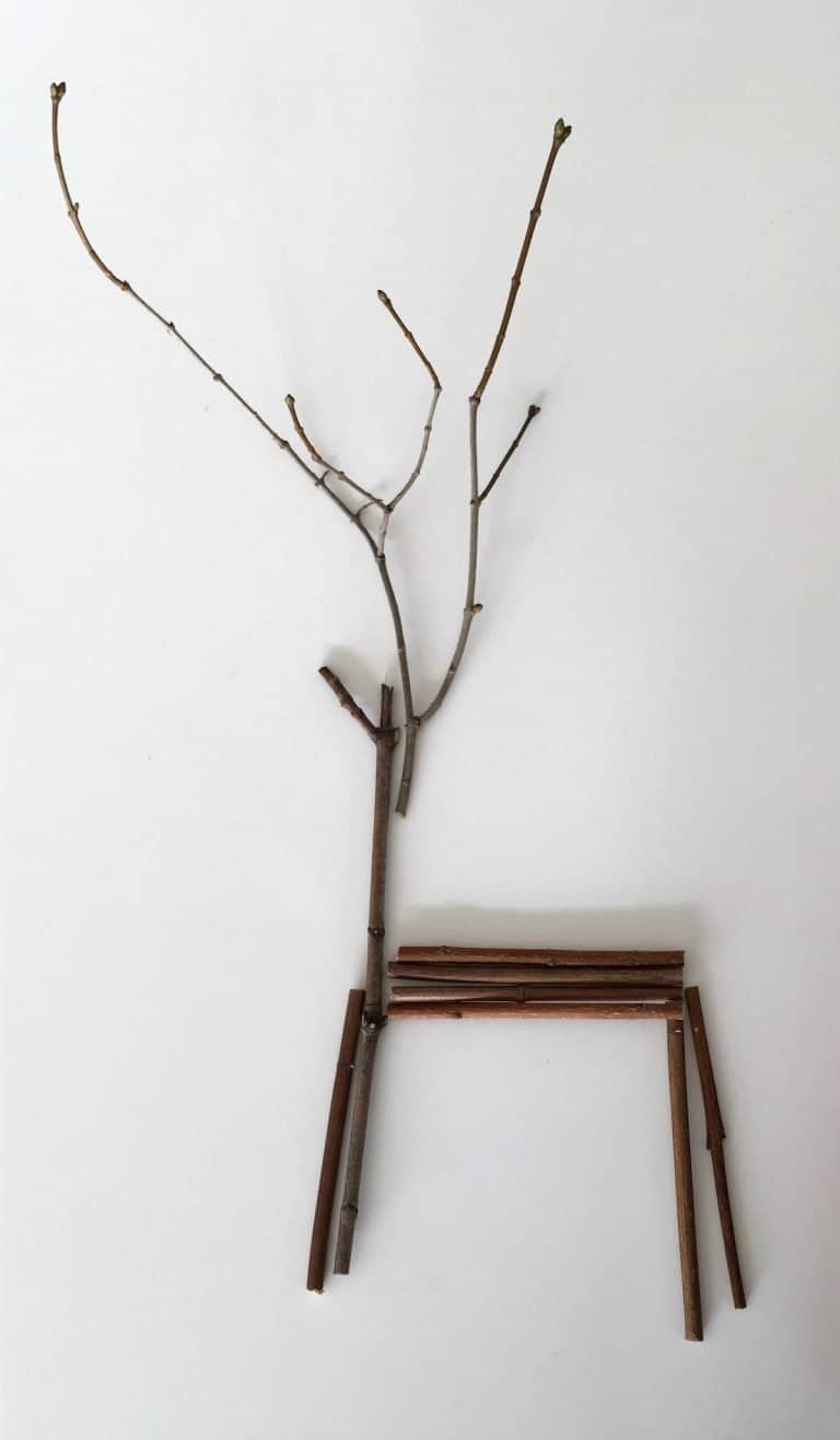 Twig reindeer for a rustic, festive charm 🦌 Craft your own woodland ...