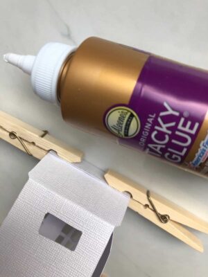 Paper house ornaments for a festive touch 🎄🏠 Craft quaint decorations ...