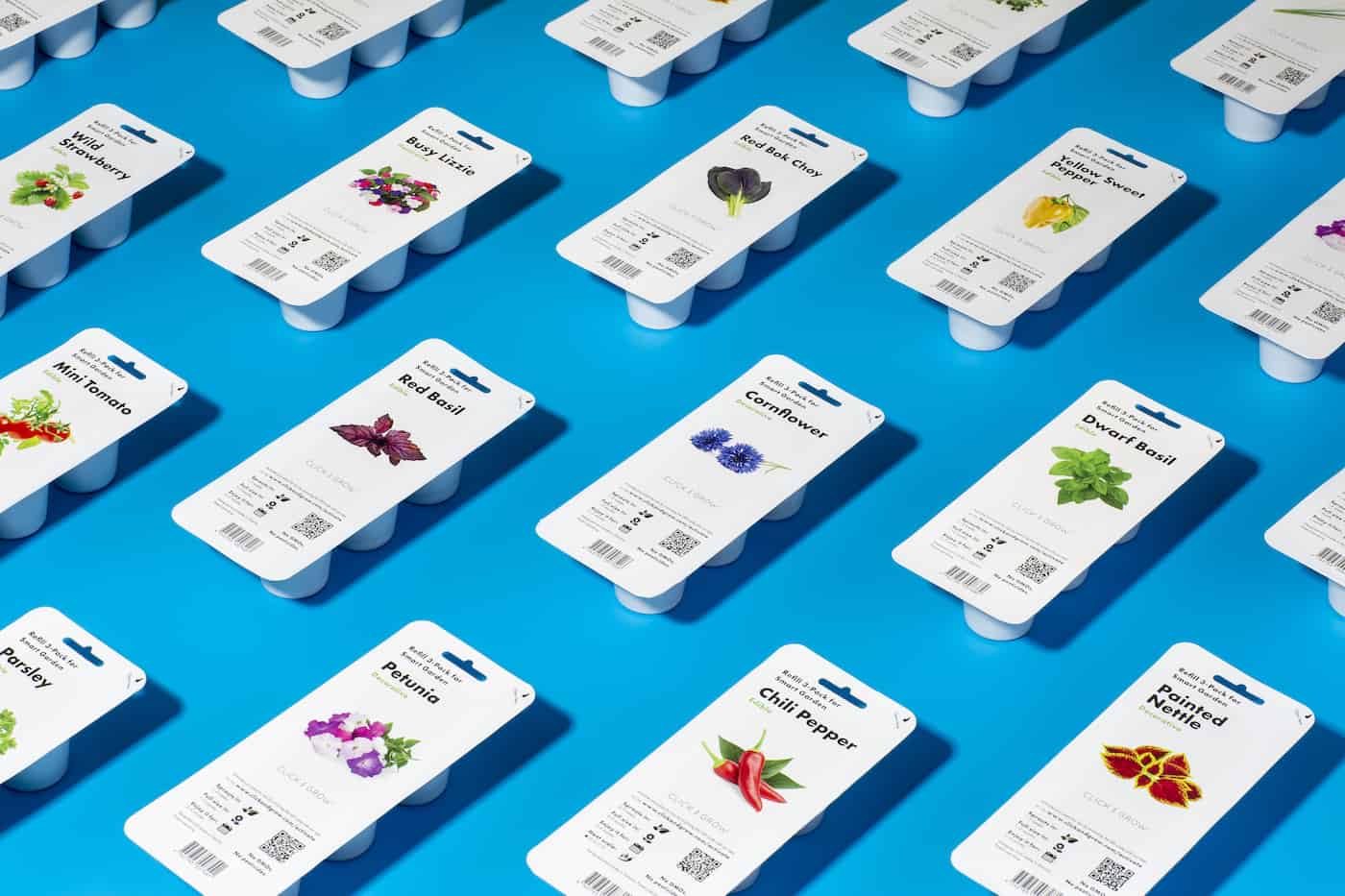 Click and Grow pods 🌱 🔌 A vast variety of options for smart gardening