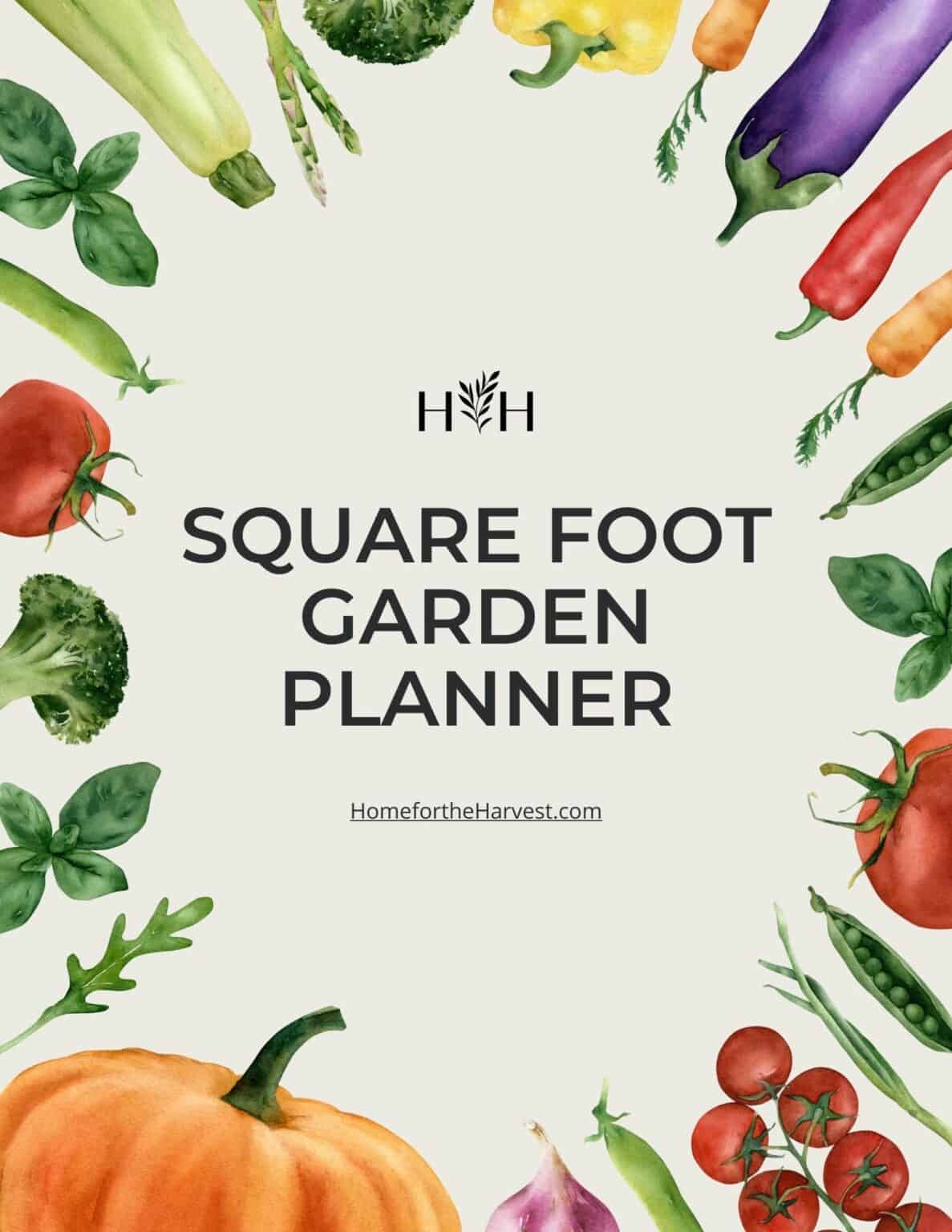 Printable square foot garden planner (free pdf) 🌿 📐 Revolutionize your small space!