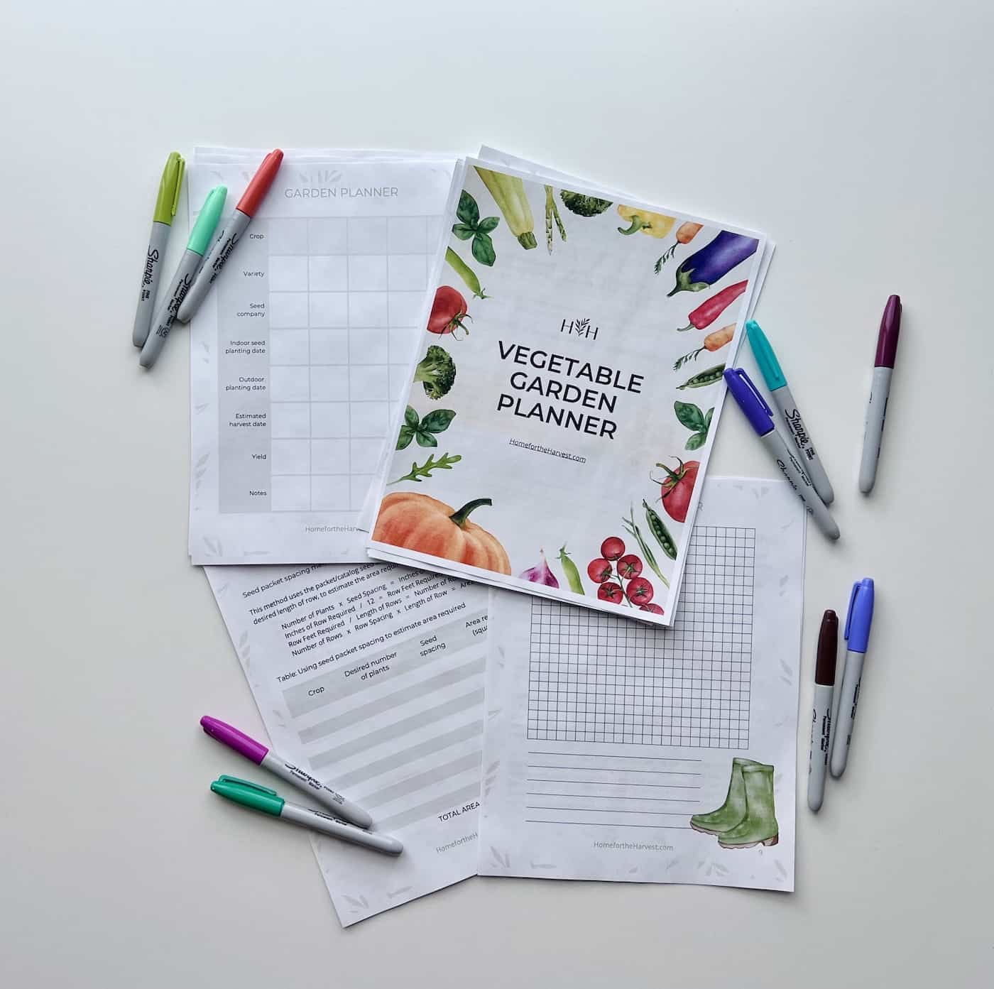 Printable garden planner